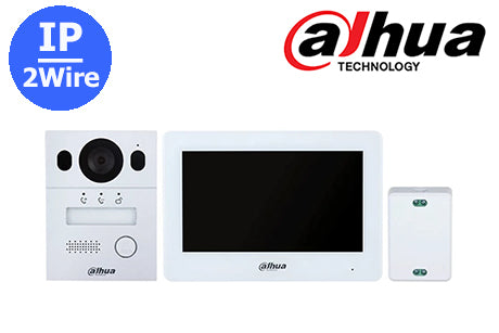DHI-KTX01 Dahua 2Wire Wi-Fi Hybrid Intercom Surface Or Flash Mount Kit ...