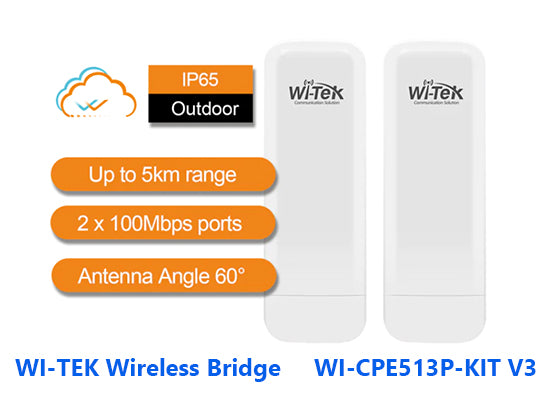 IP-CPE513P-KIT (Pair) Wireless Bridge – SecuVision CCTV